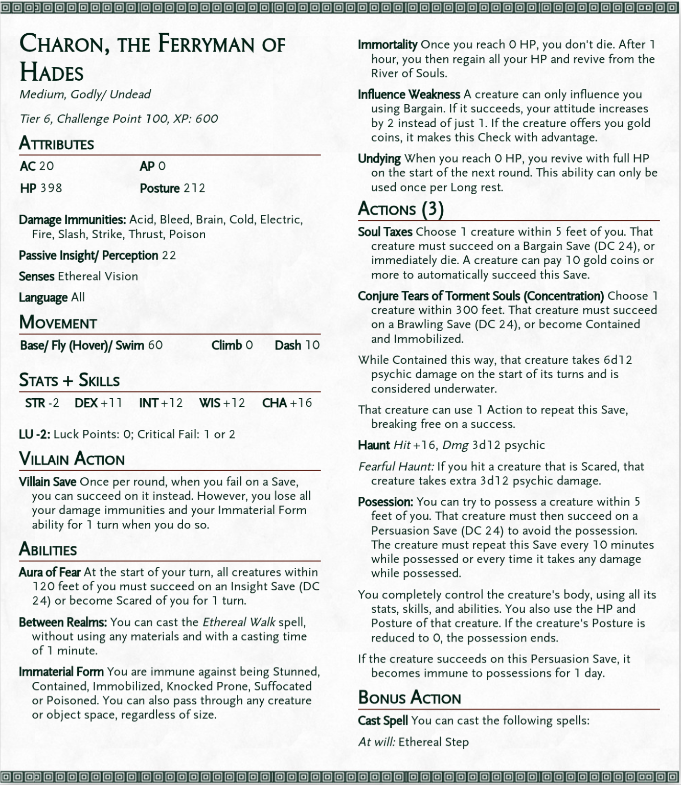 Charon, the Ferryman of Hades – Elysium's Door